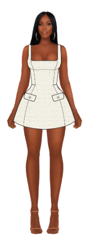 Bessie Mini Dress - Ivory – BABYBOO