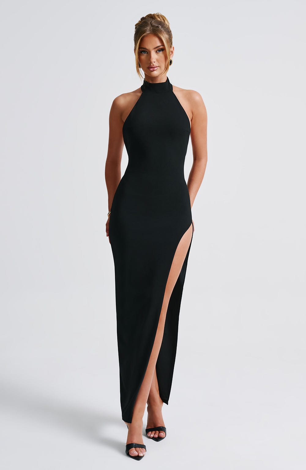 Adalia Maxi Dress - Black – BABYBOO