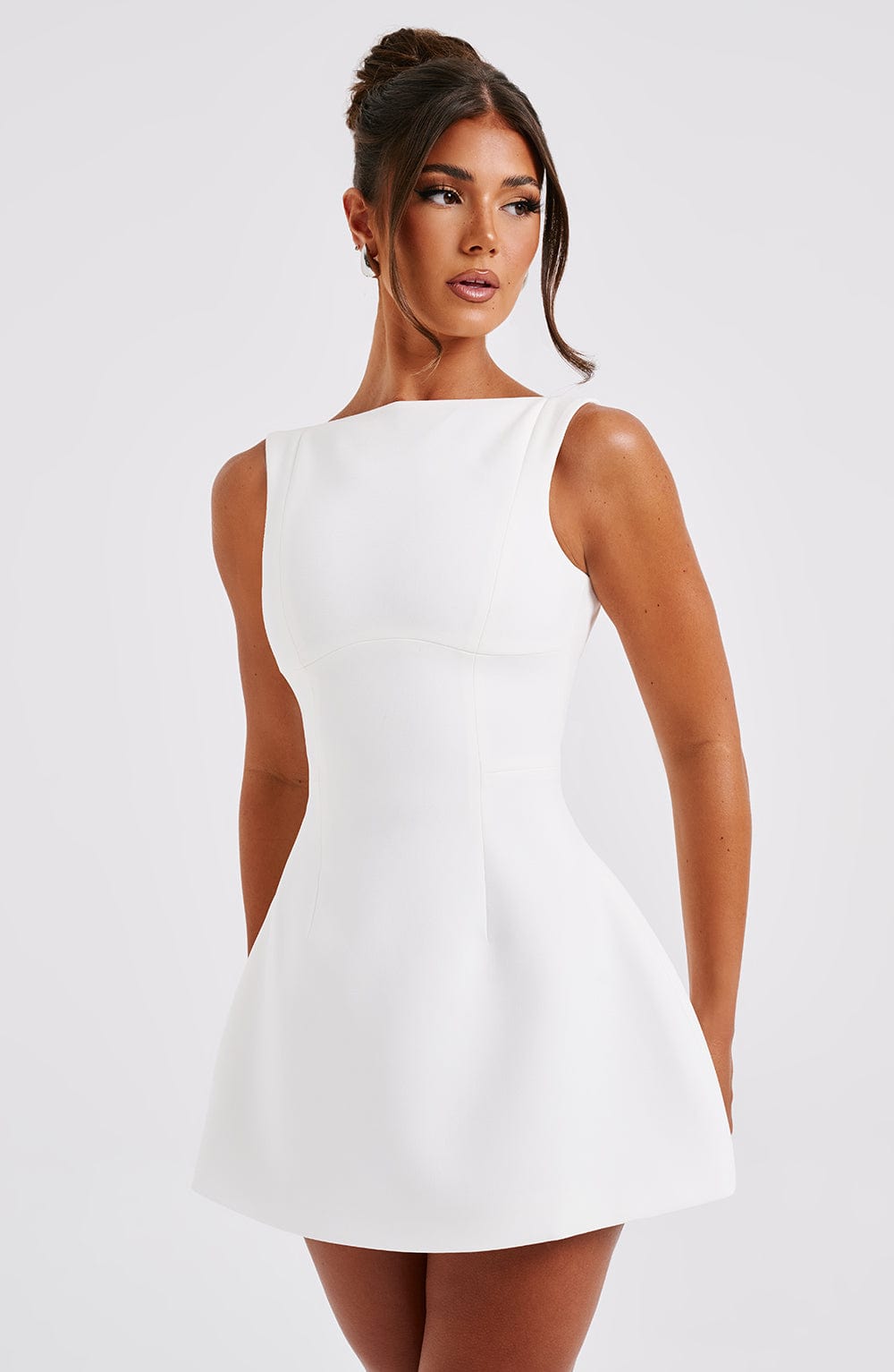 Alana Mini Dress - Ivory – BABYBOO