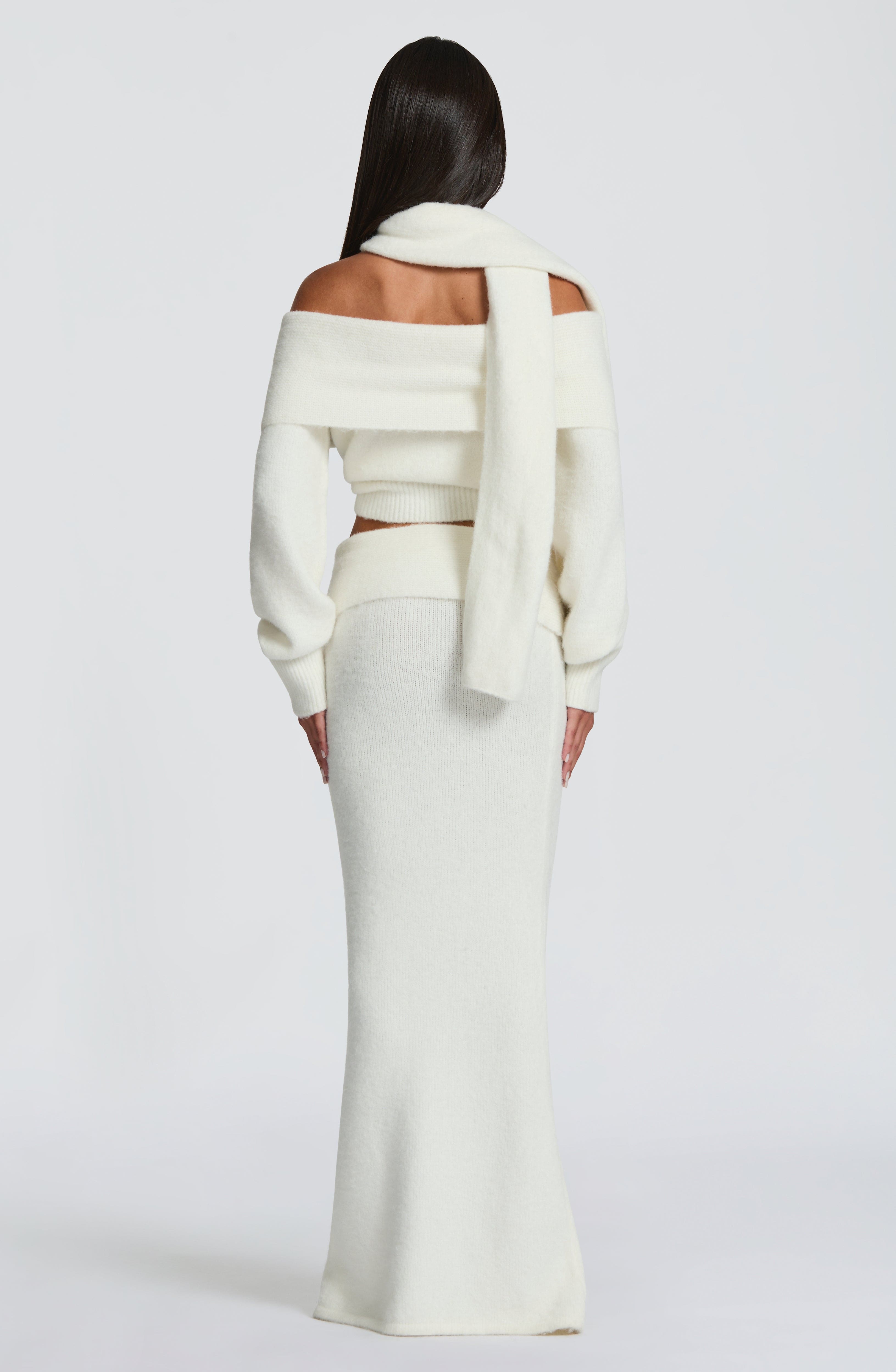 Buy White Maxi Skirt - Andie Maxi Skirt in Ivory | Babyboo Fashion