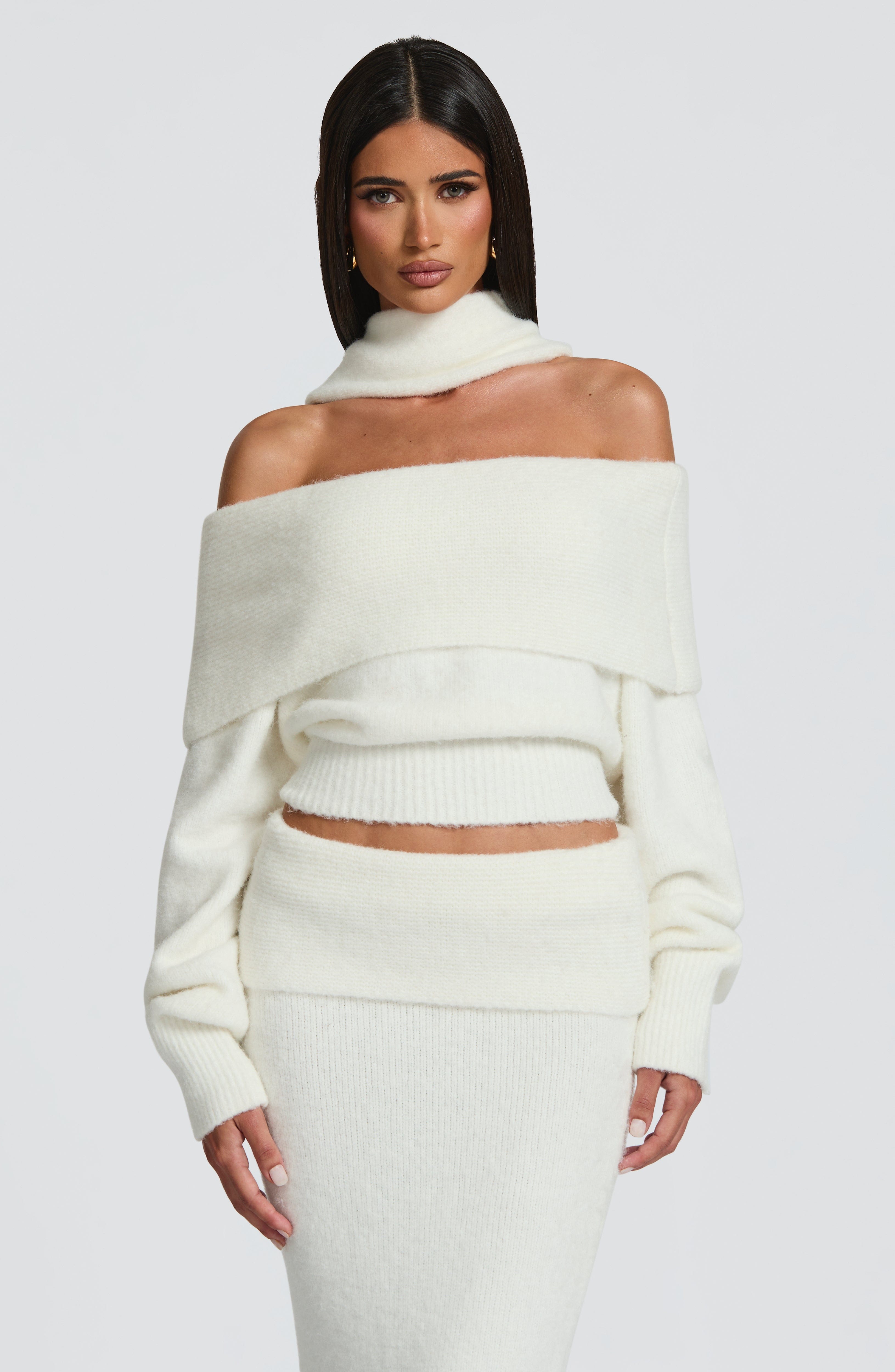 Buy Andie Top - Ivory | Stylish White Top by Babyboo Fashion