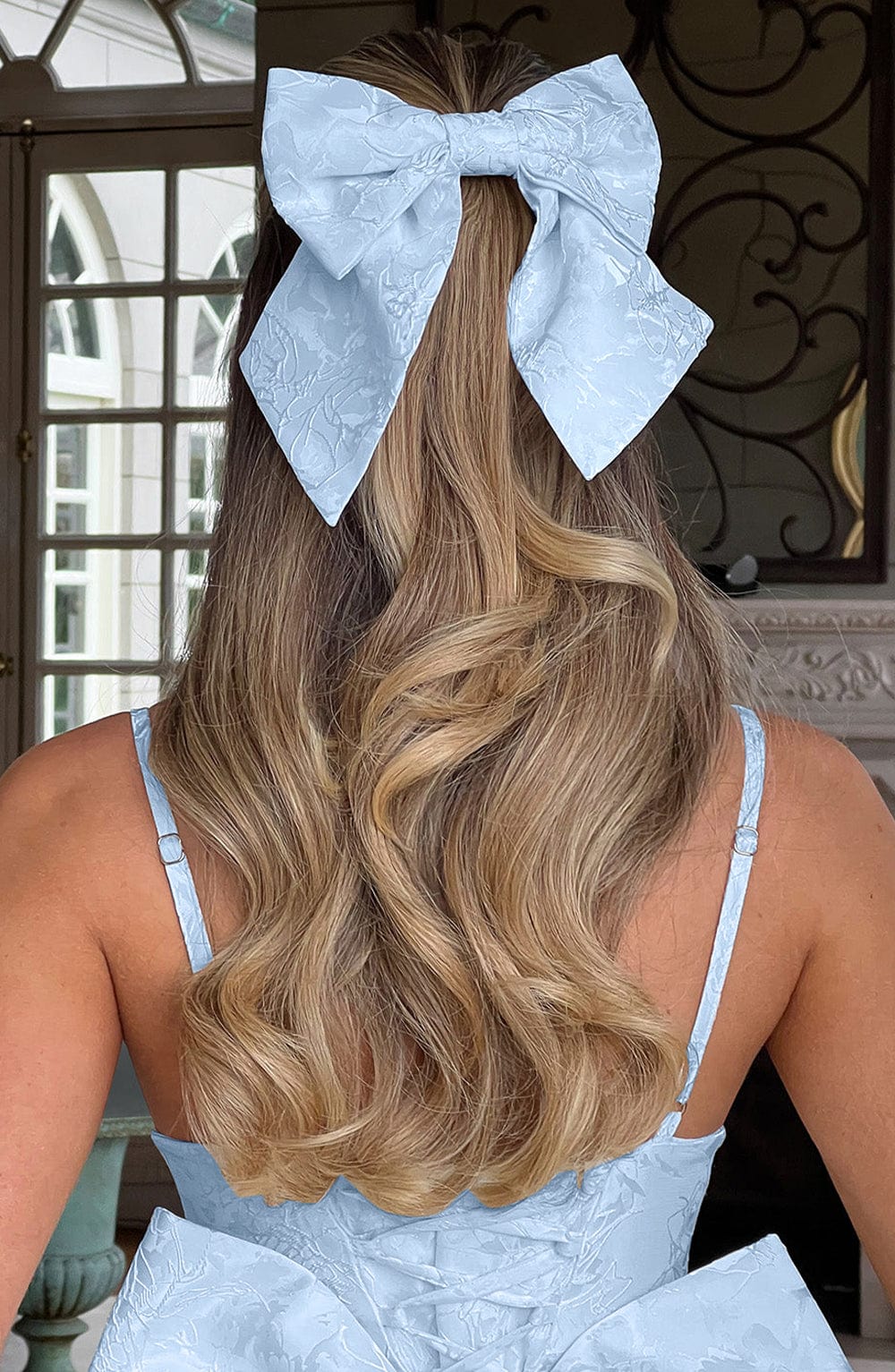 Elsa Bow - Blue – BABYBOO