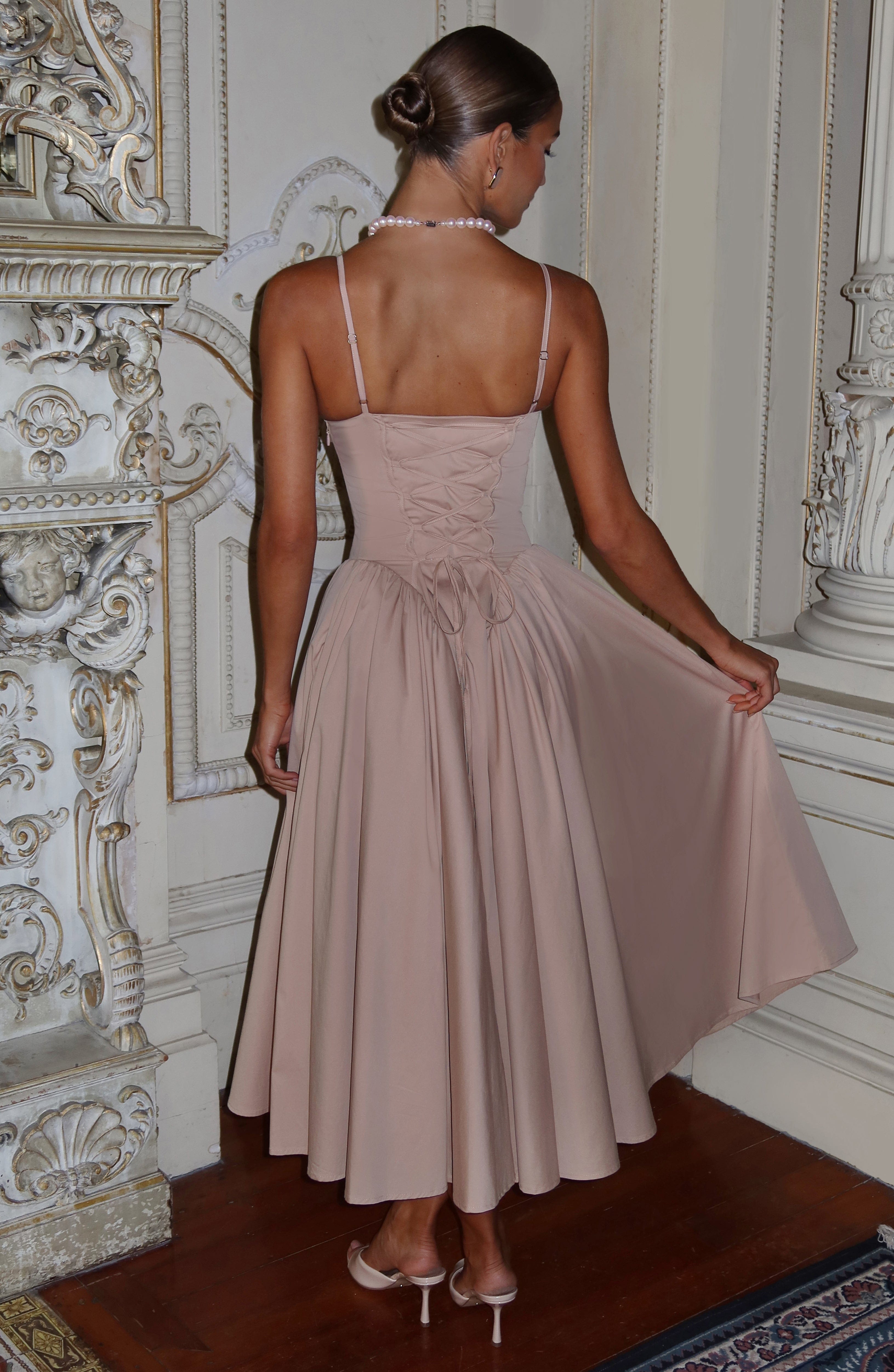 Emerson Midi Dress | Clay | Babyboo Fashion