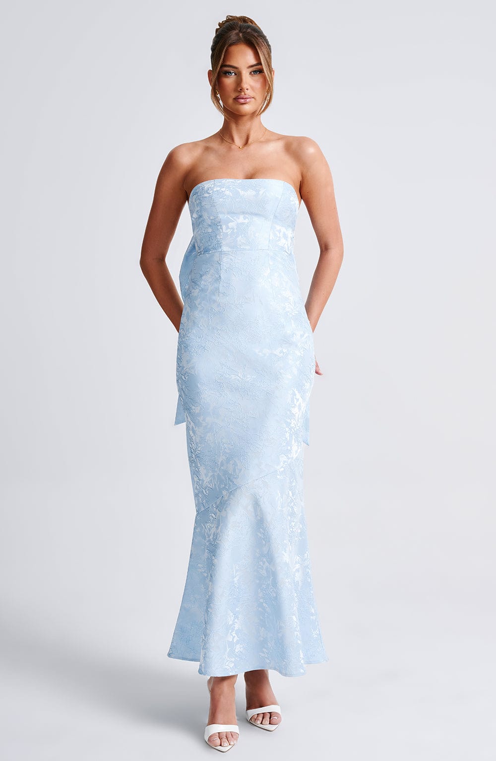 Felicity Maxi Dress - Blue – Babyboo Fashion