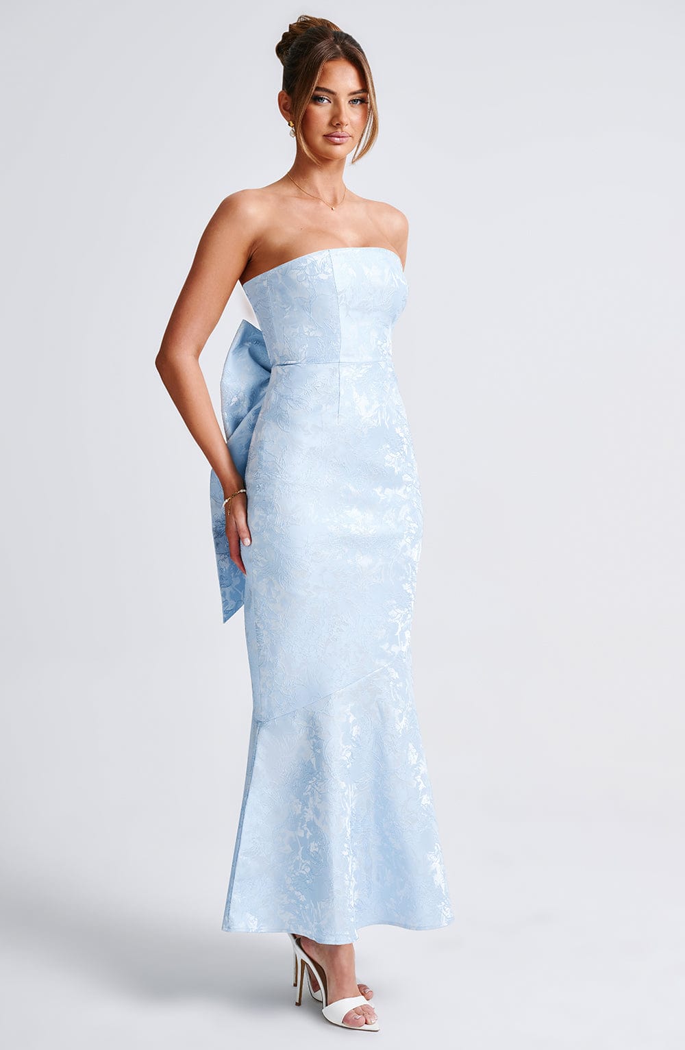 Felicity Maxi Dress - Blue – Babyboo Fashion