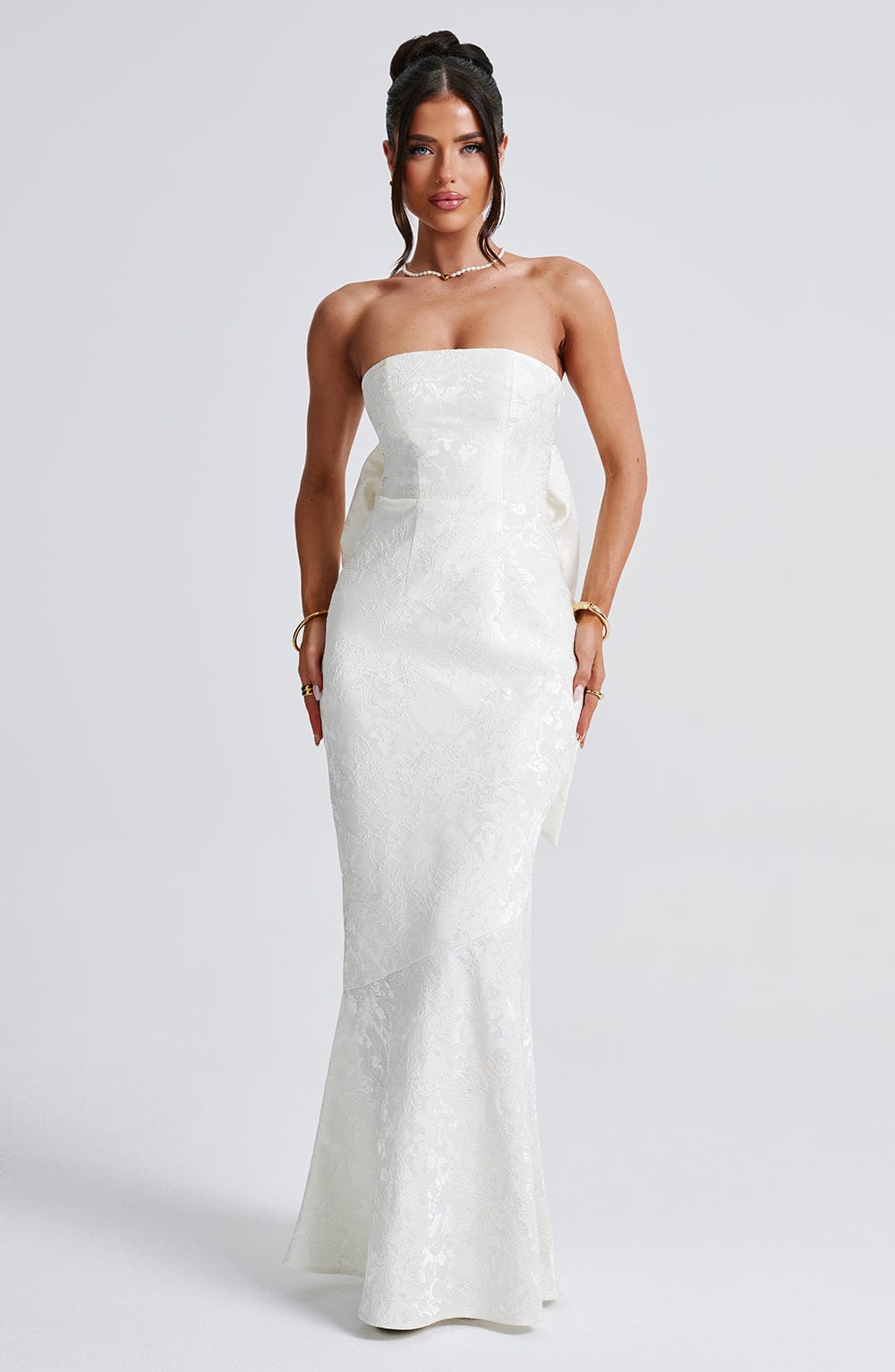 Felicity Maxi Dress - Ivory – Babyboo Fashion