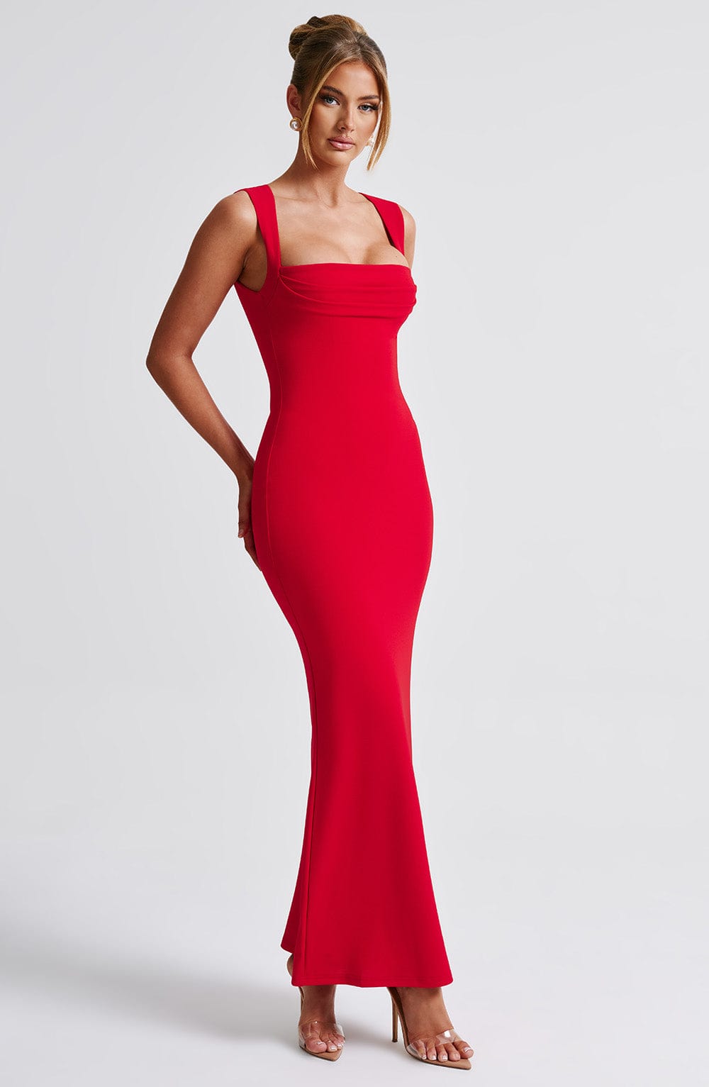 Helena Maxi Dress - Red – BABYBOO