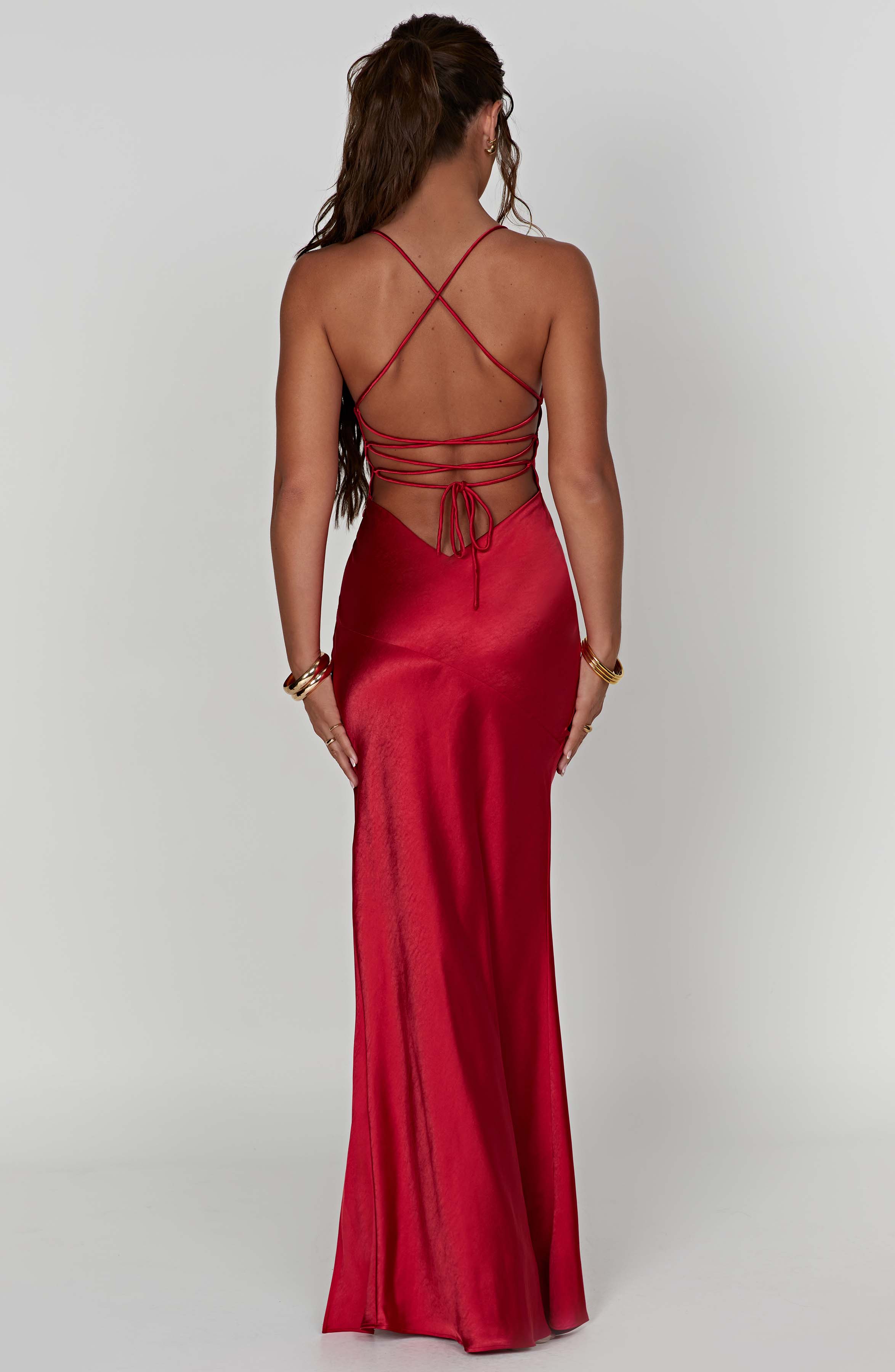 Isobel Maxi Dress - Red – BABYBOO