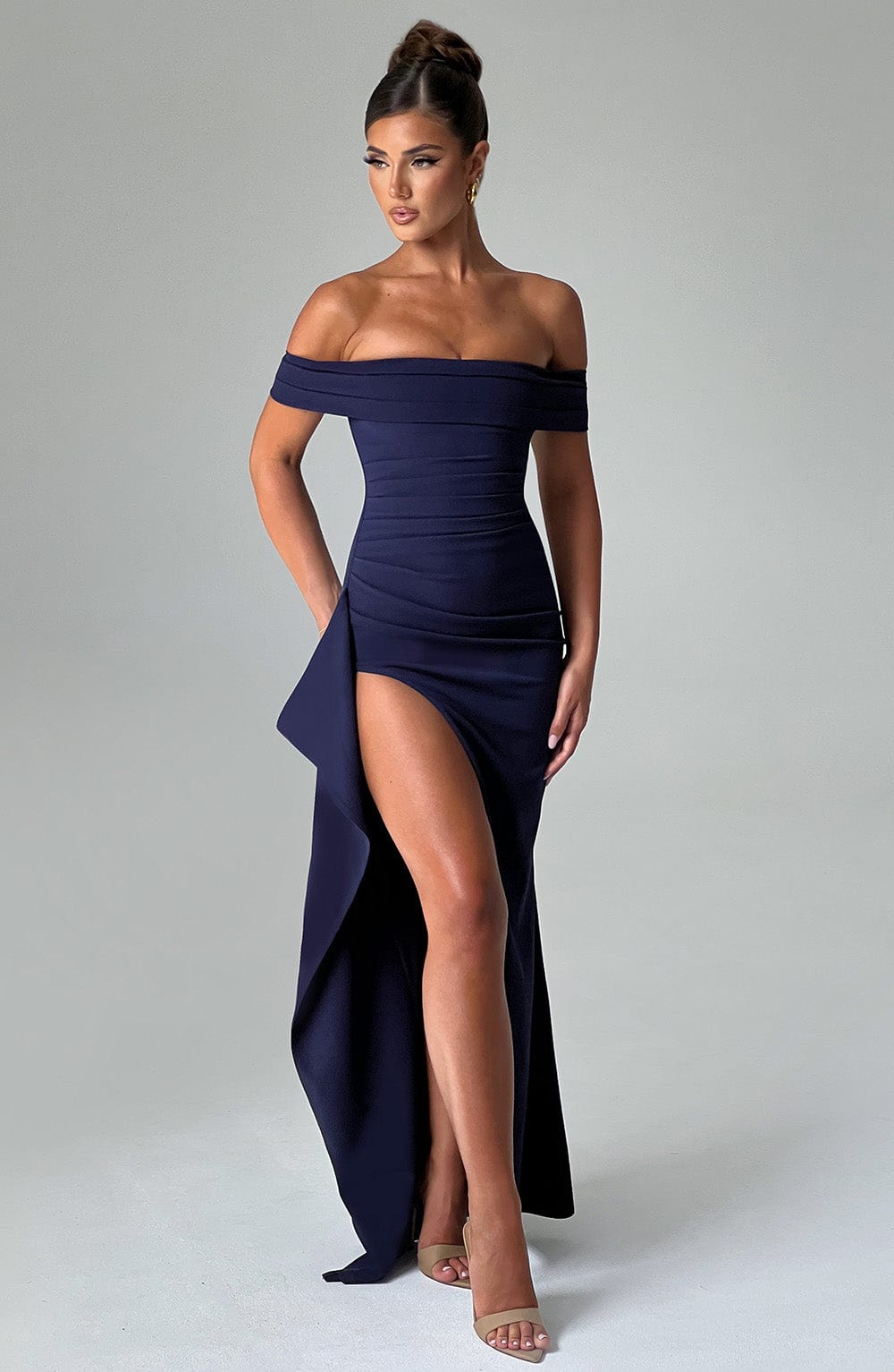 Joyce Maxi Dress - Navy – BABYBOO