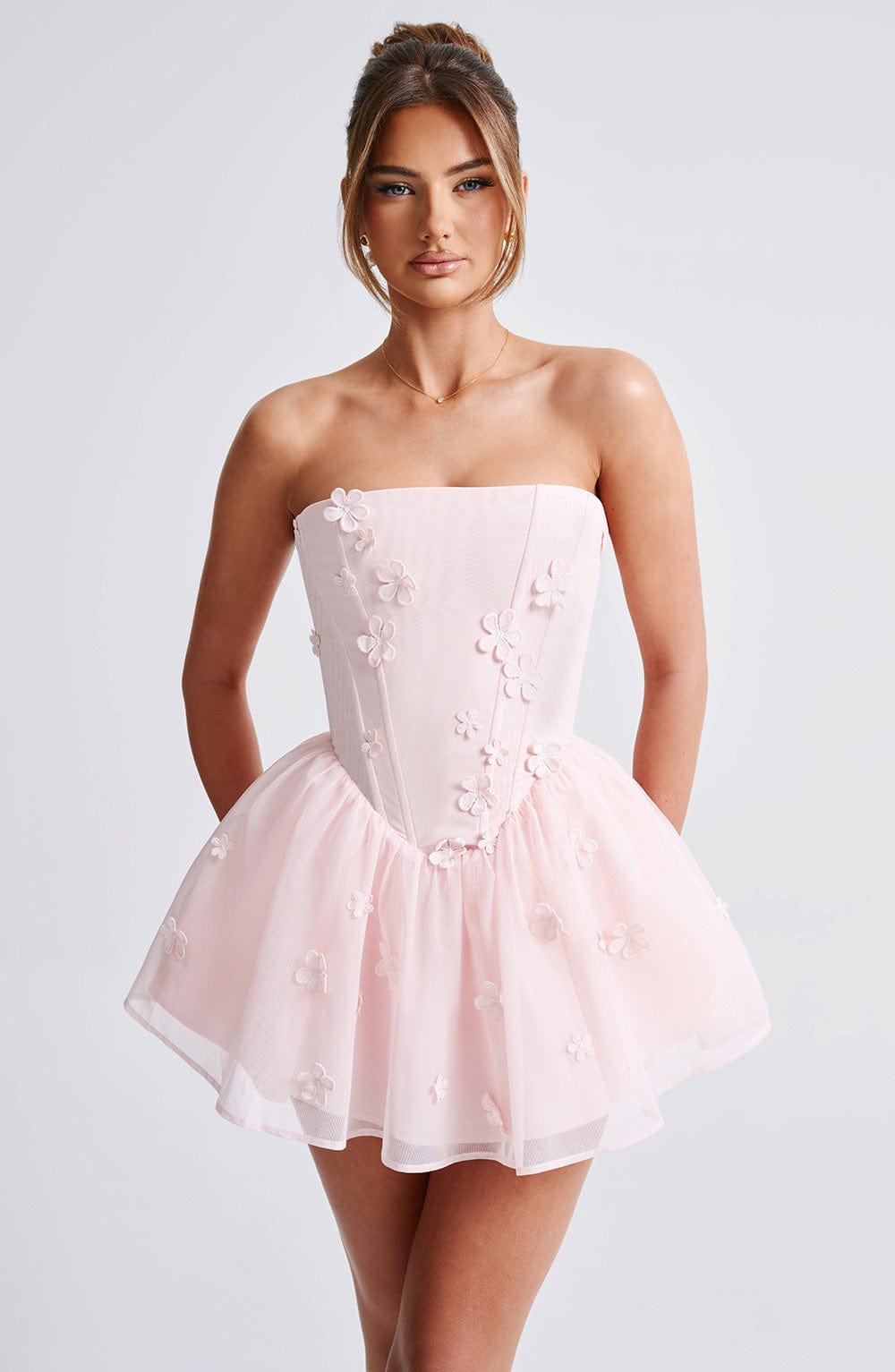 Justina Playsuit - Blush – Babyboo Fashion