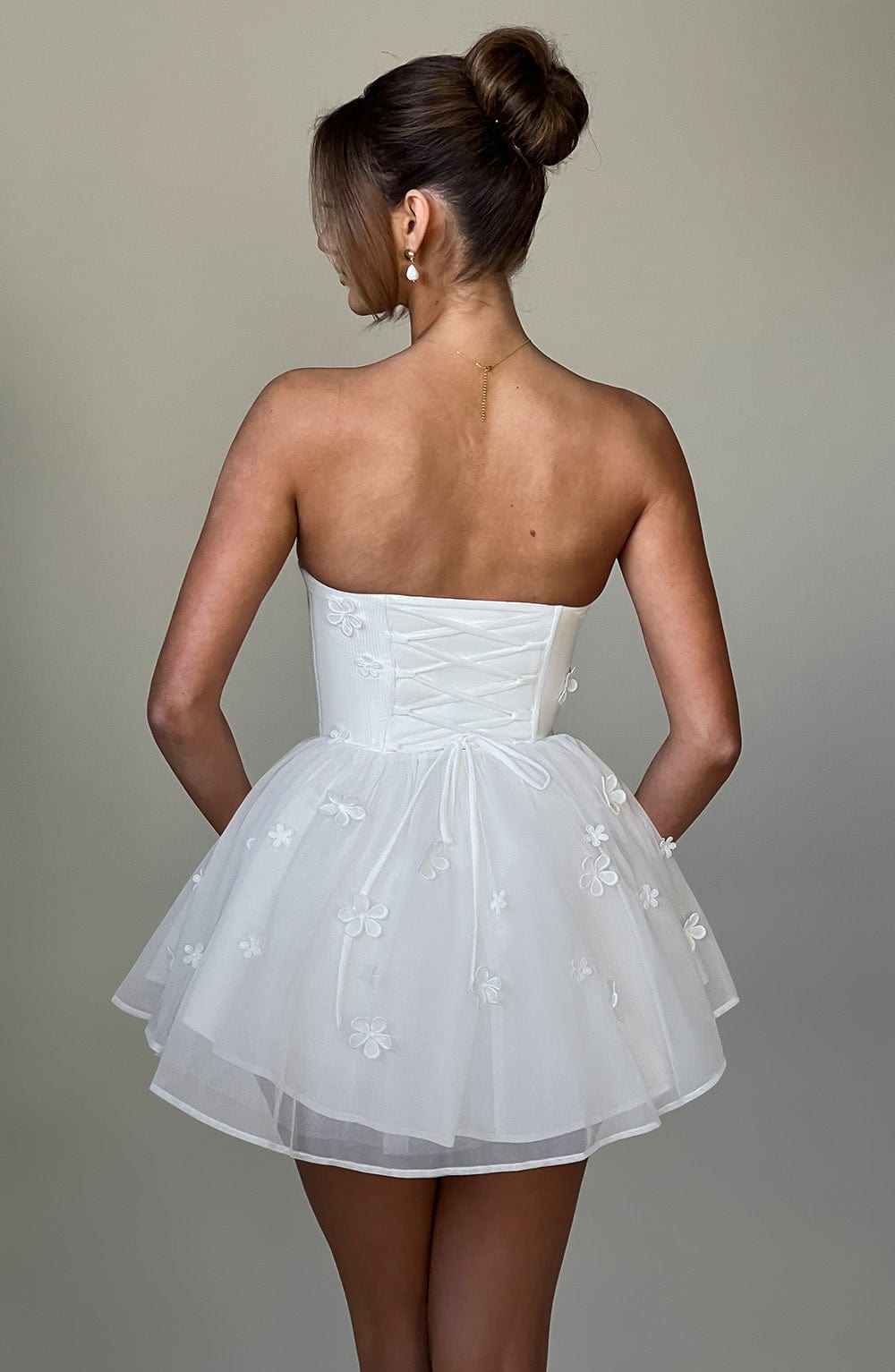 Justina Playsuit - Ivory – Babyboo Fashion