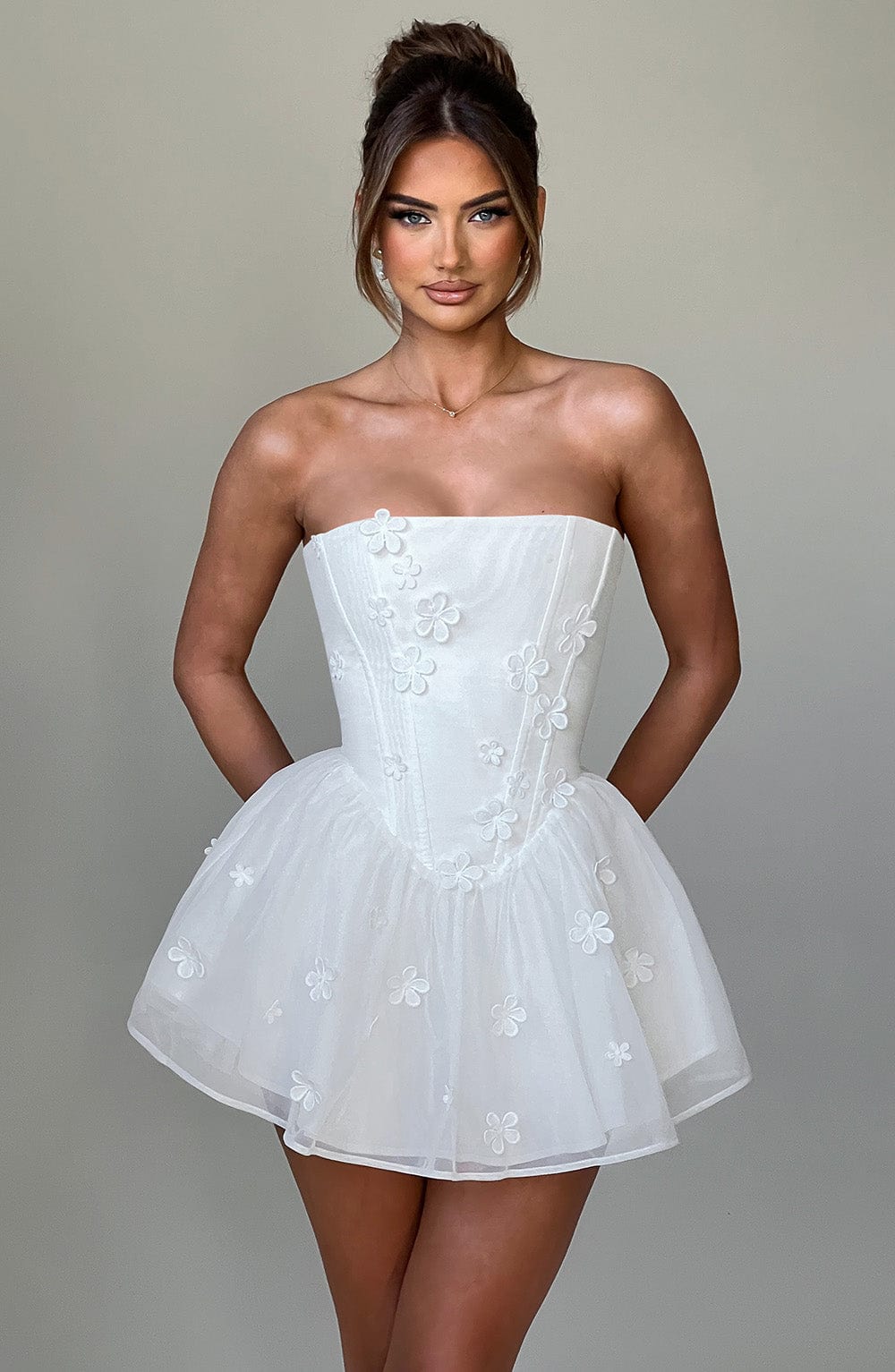 Justina Playsuit - Ivory – Babyboo Fashion