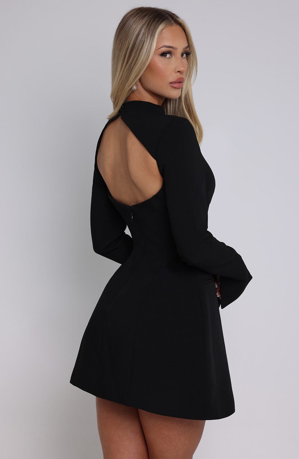 Kelly Mini Dress - Black – BABYBOO
