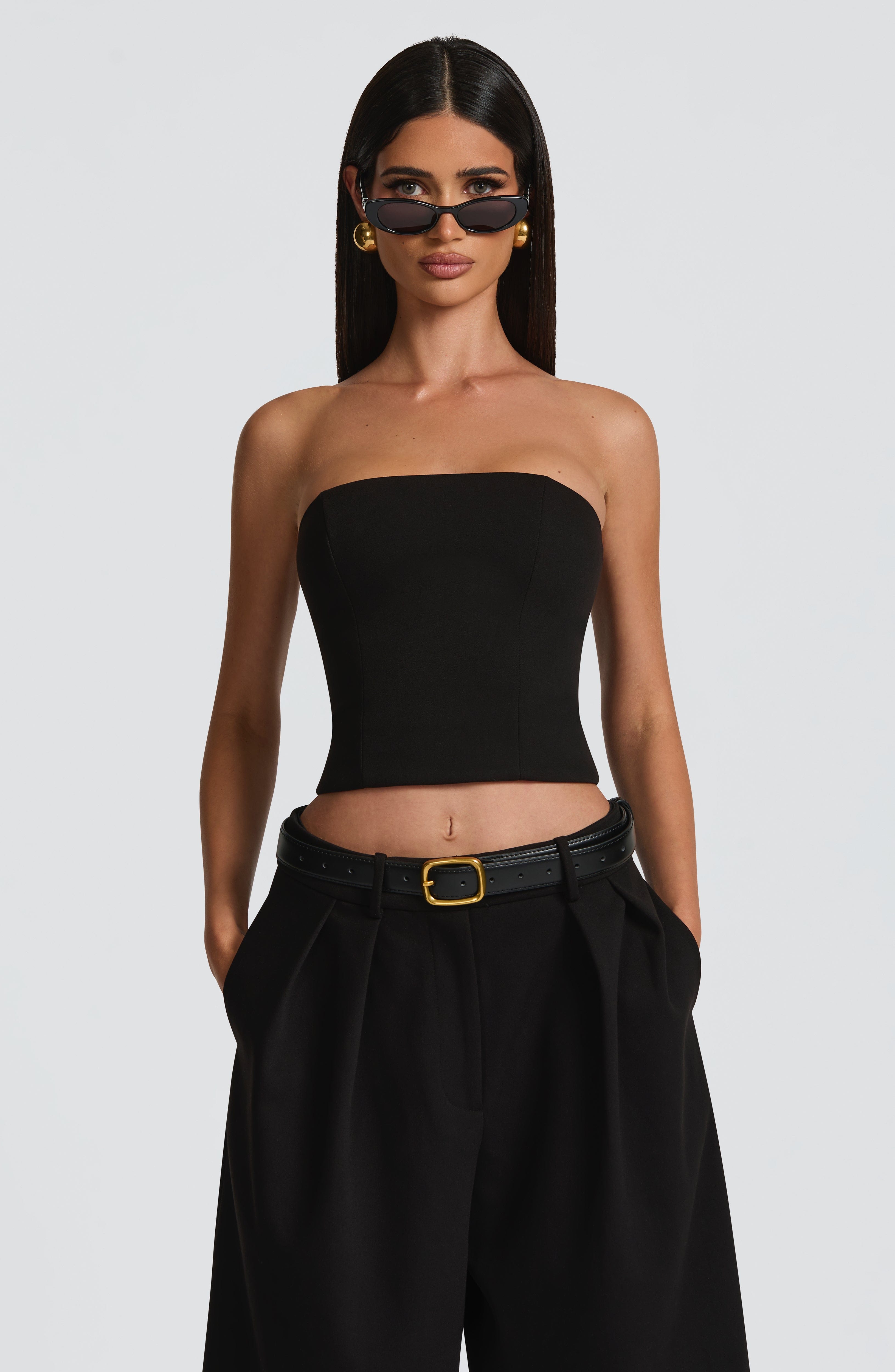 Shop the Stylish Kerry Top - Black | Babyboo Fashion