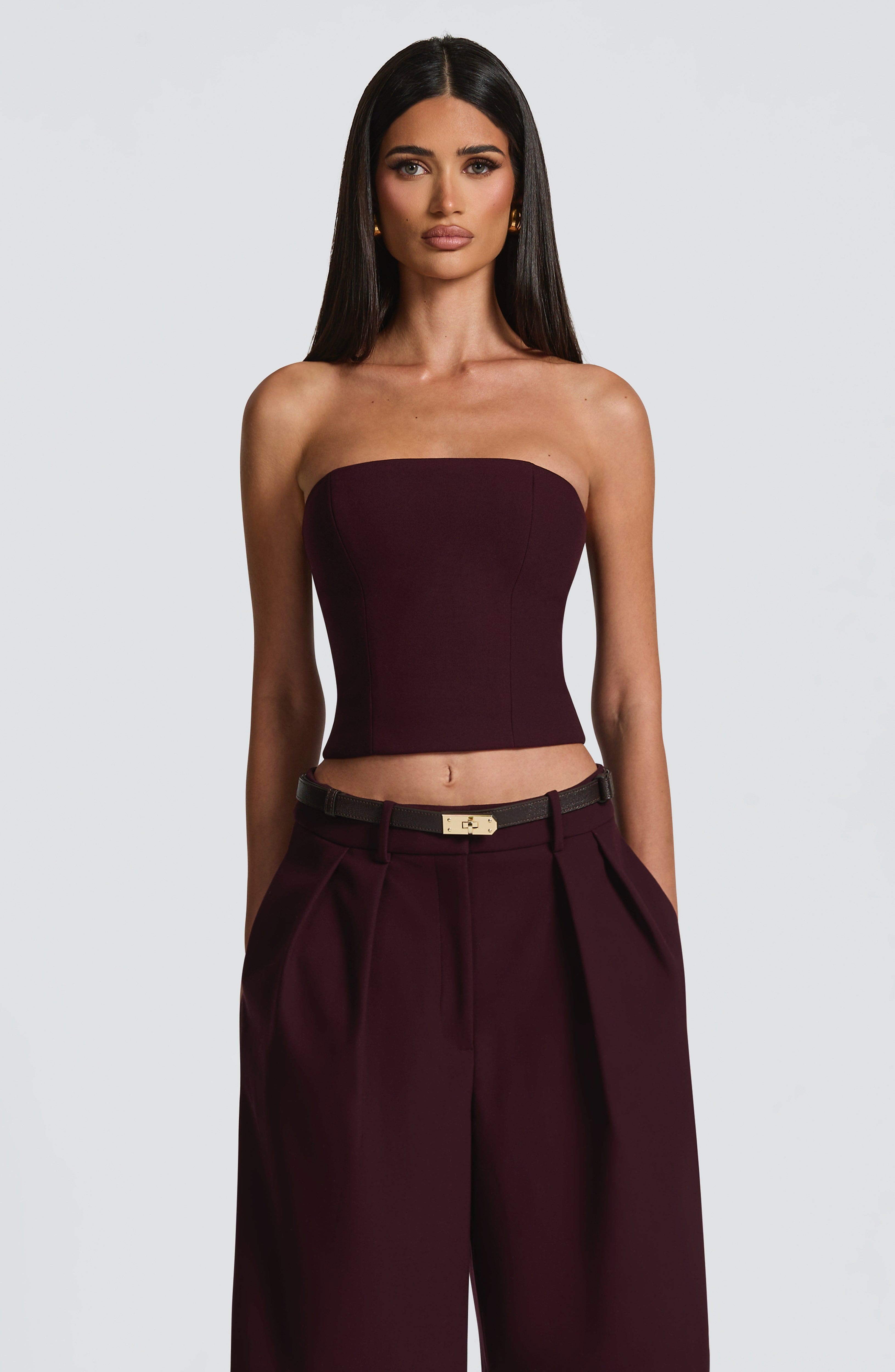 Shop the Kerry Top - Plum | Purple Top by Babyboo Fashion
