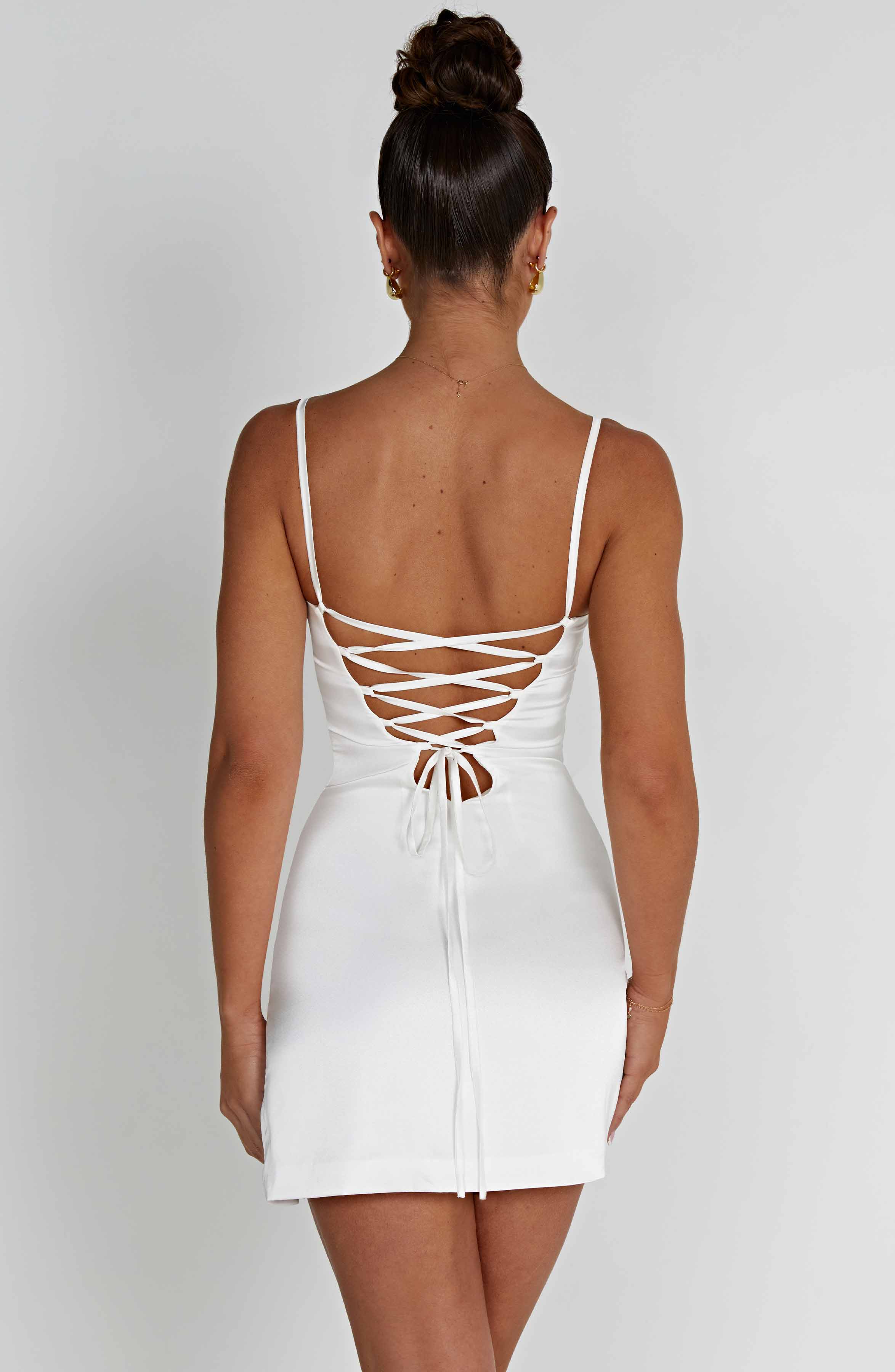 Mabel Mini Dress - Ivory – Babyboo Fashion