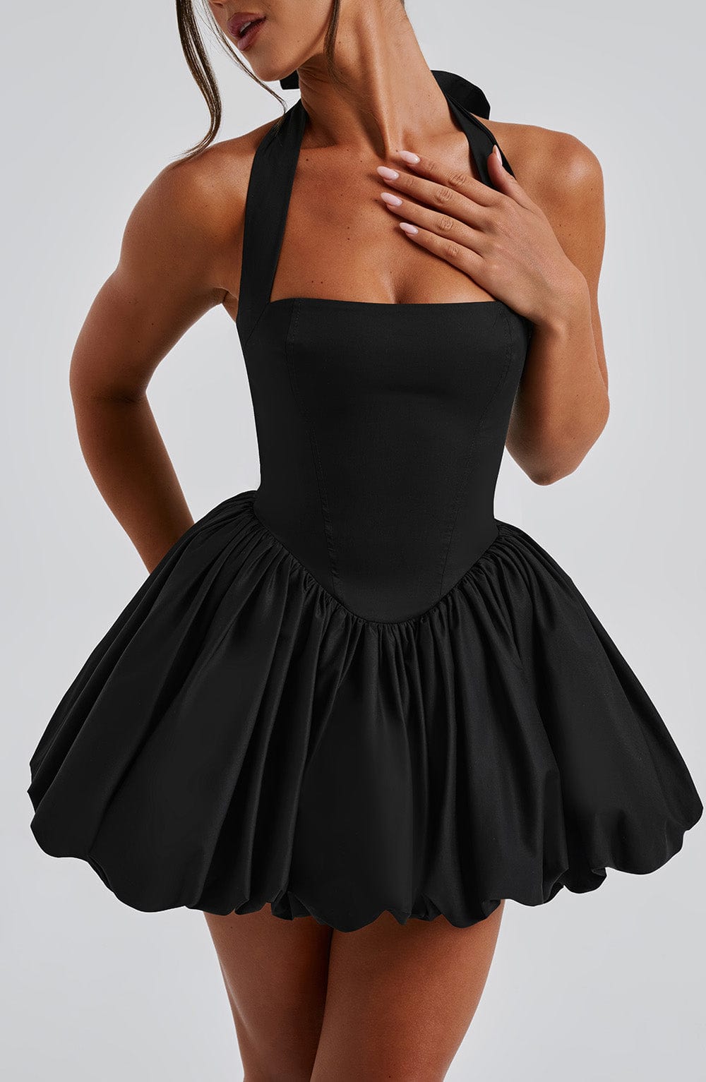 Maricia Mini Dress - Black – BABYBOO