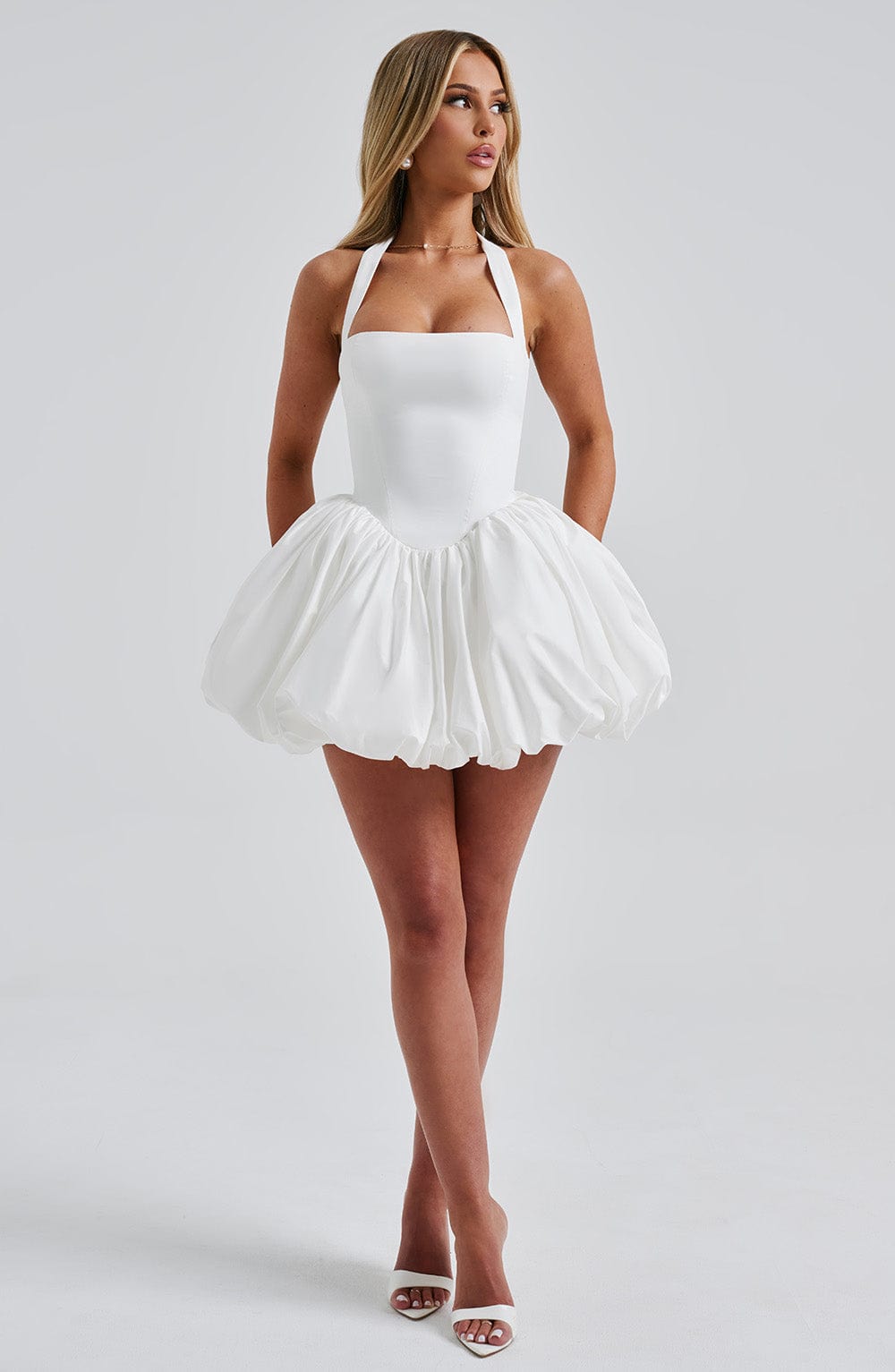 Maricia Mini Dress - Ivory – Babyboo Fashion