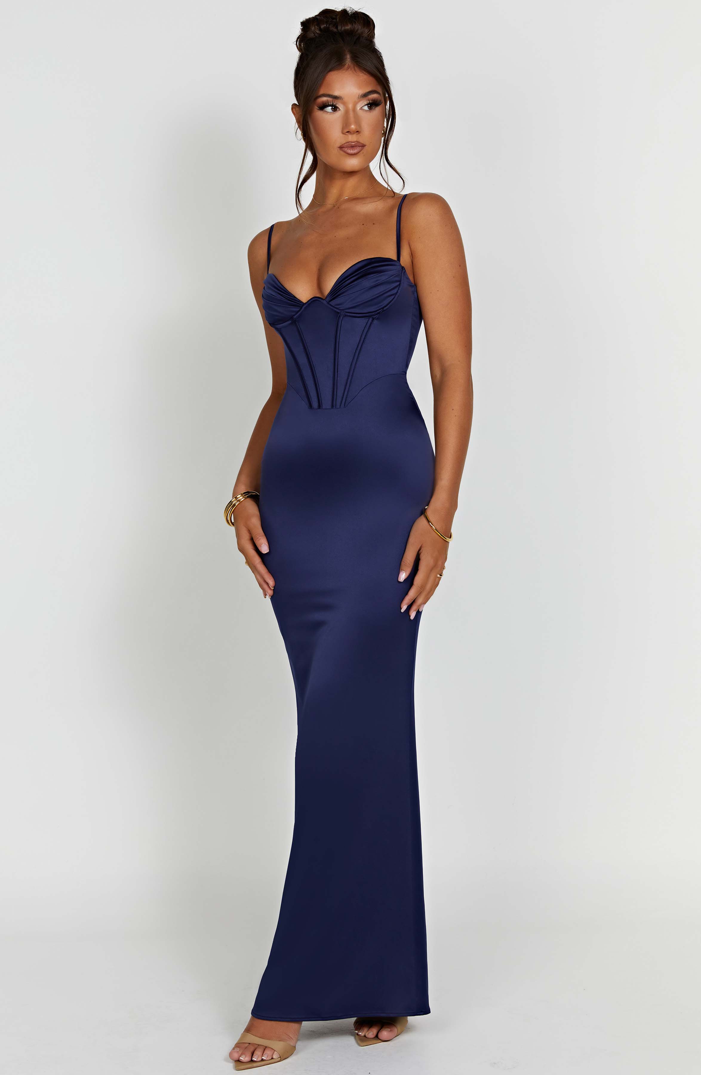 Onika Maxi Dress - Navy – Babyboo Fashion