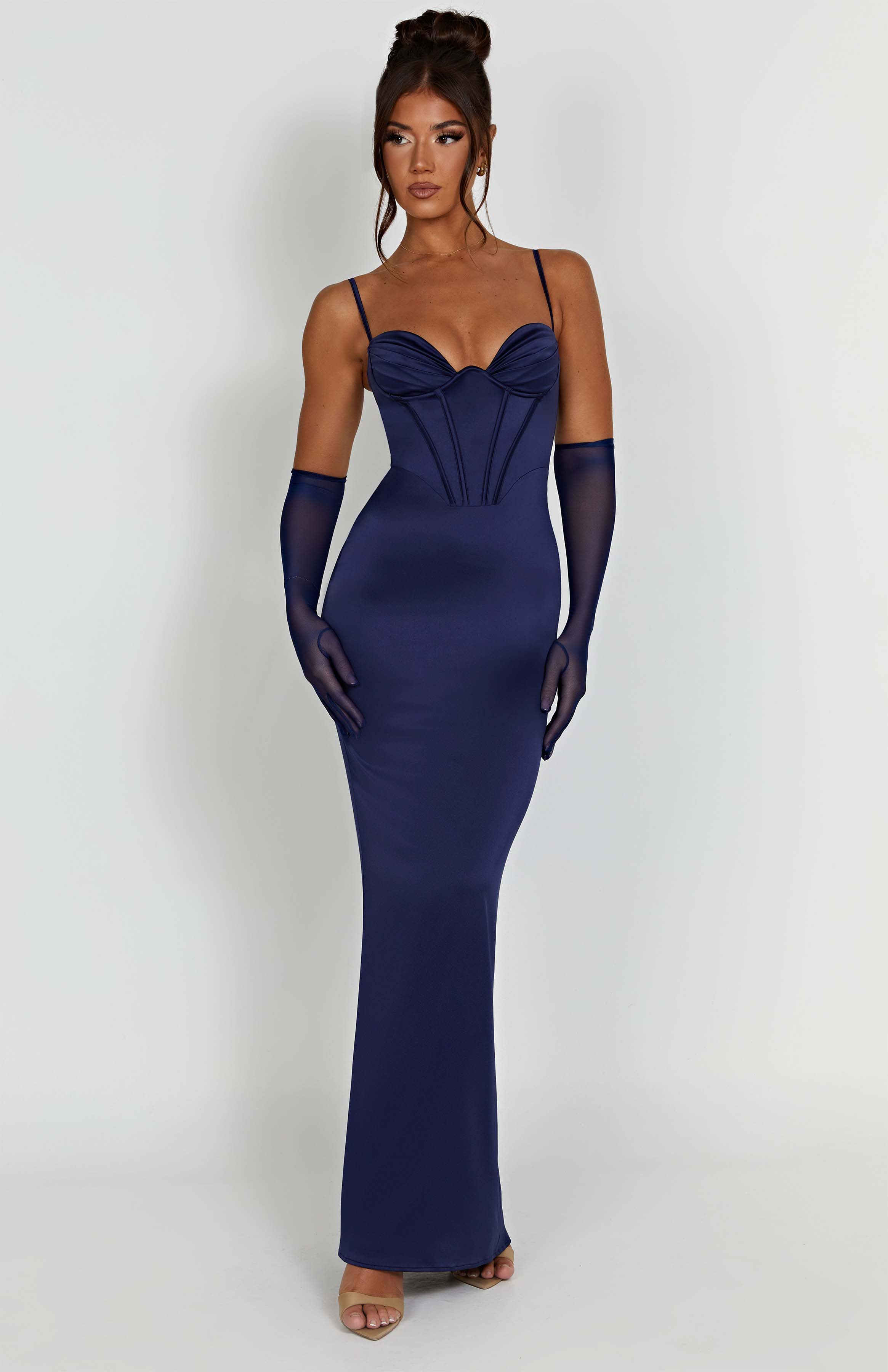 Onika Maxi Dress - Navy – Babyboo Fashion