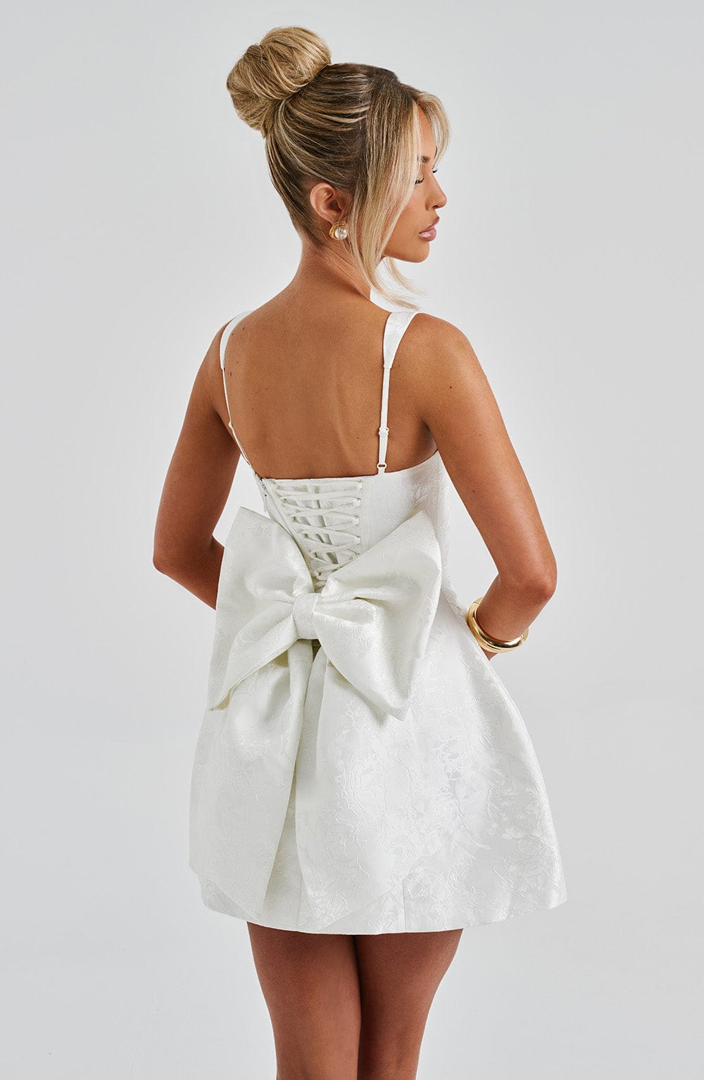 Orla Mini Dress - Ivory – Babyboo Fashion