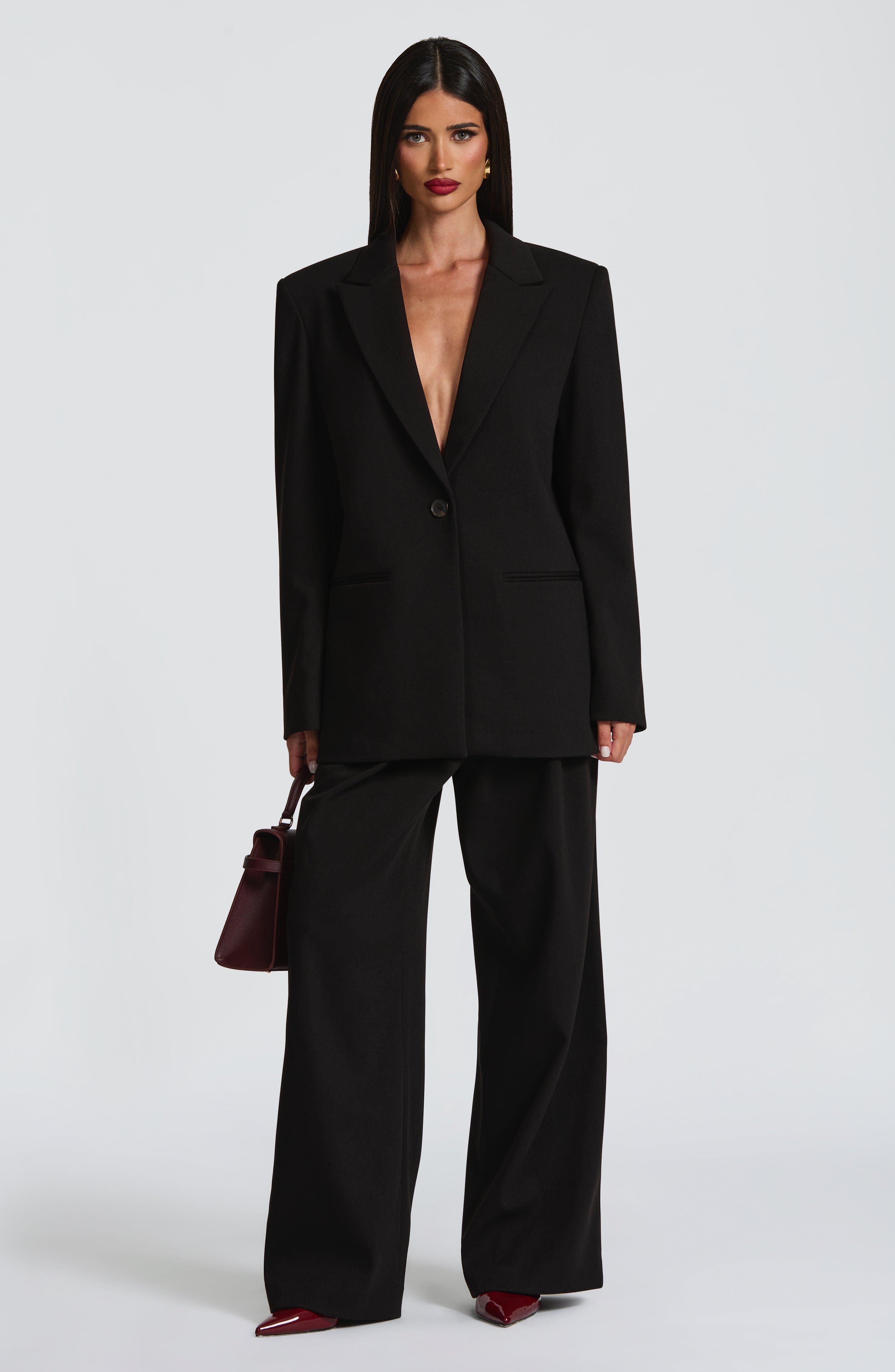 Reece Blazer - Black | Shop Women's Blazers | Babyboo Fashion