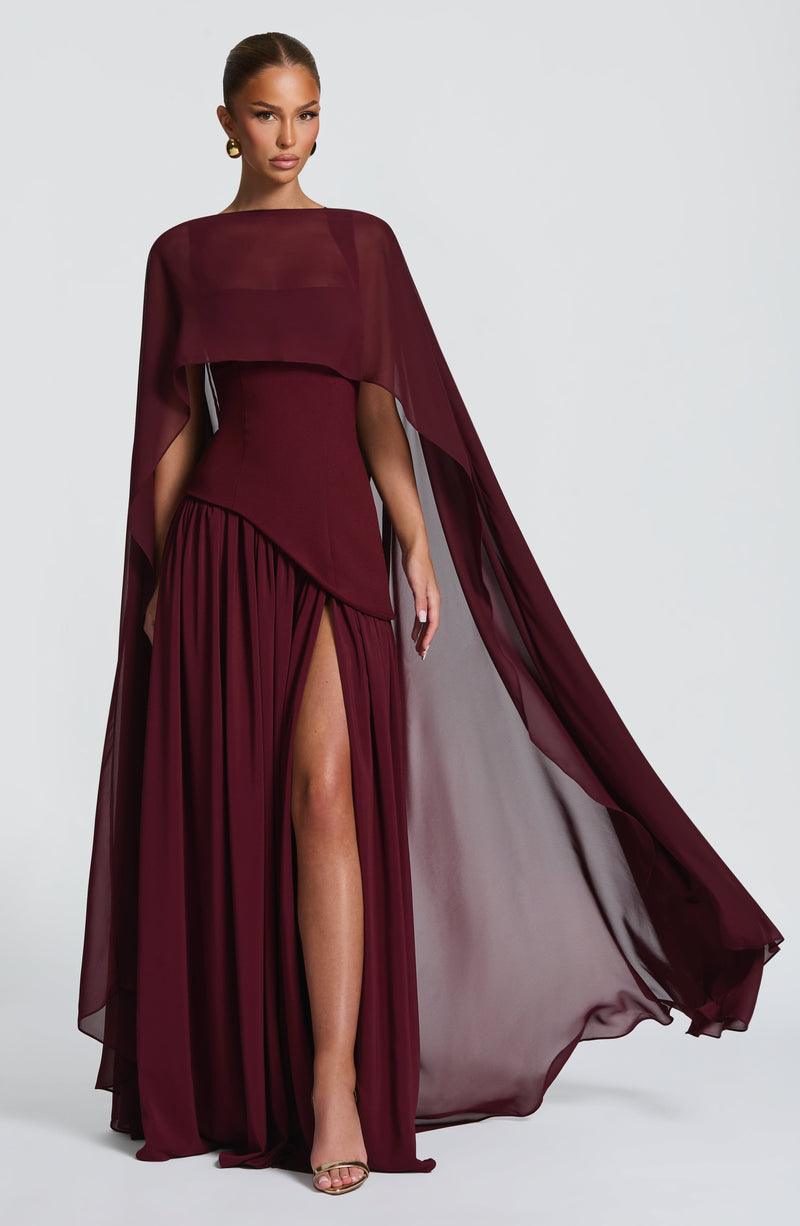 Romy Cape - Cherry Lacquer | Shop Accessories | Babyboo Fashion