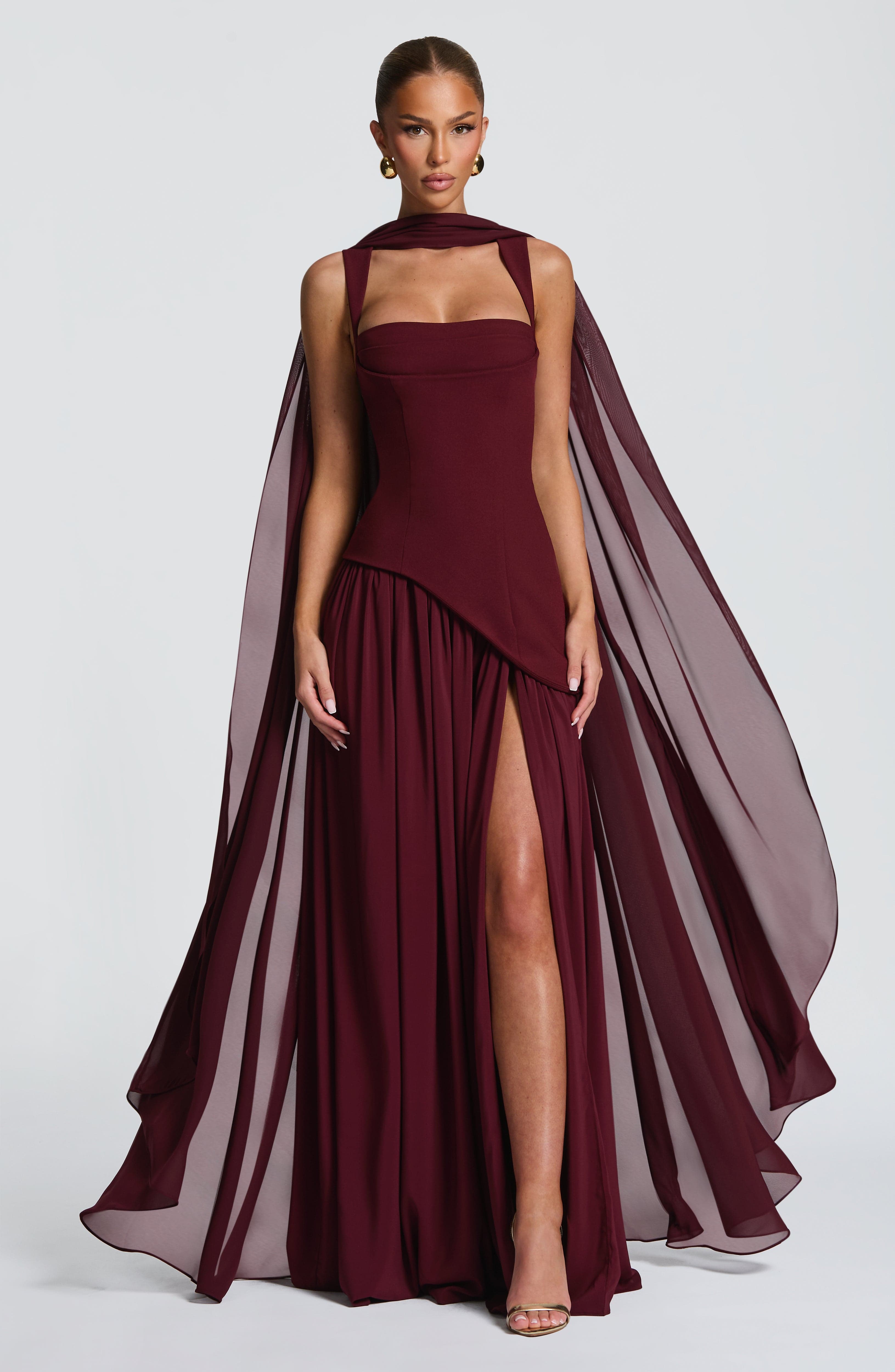 Romy Cape - Cherry Lacquer | Shop Accessories | Babyboo Fashion