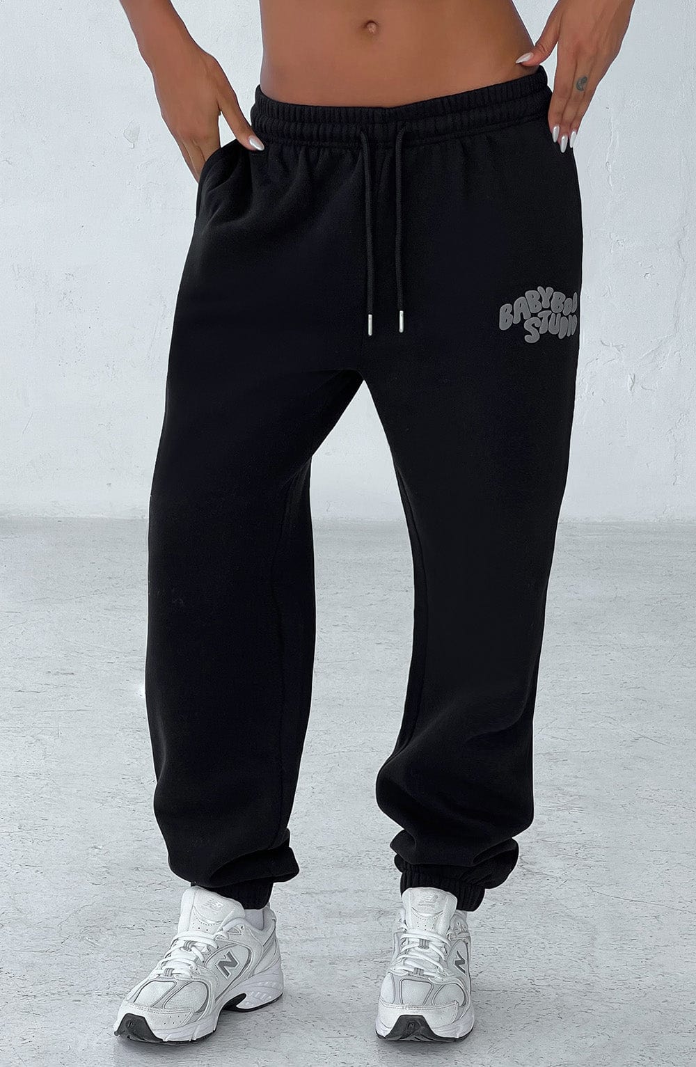 Studio Sweatpants - Black/Charcoal – BABYBOO