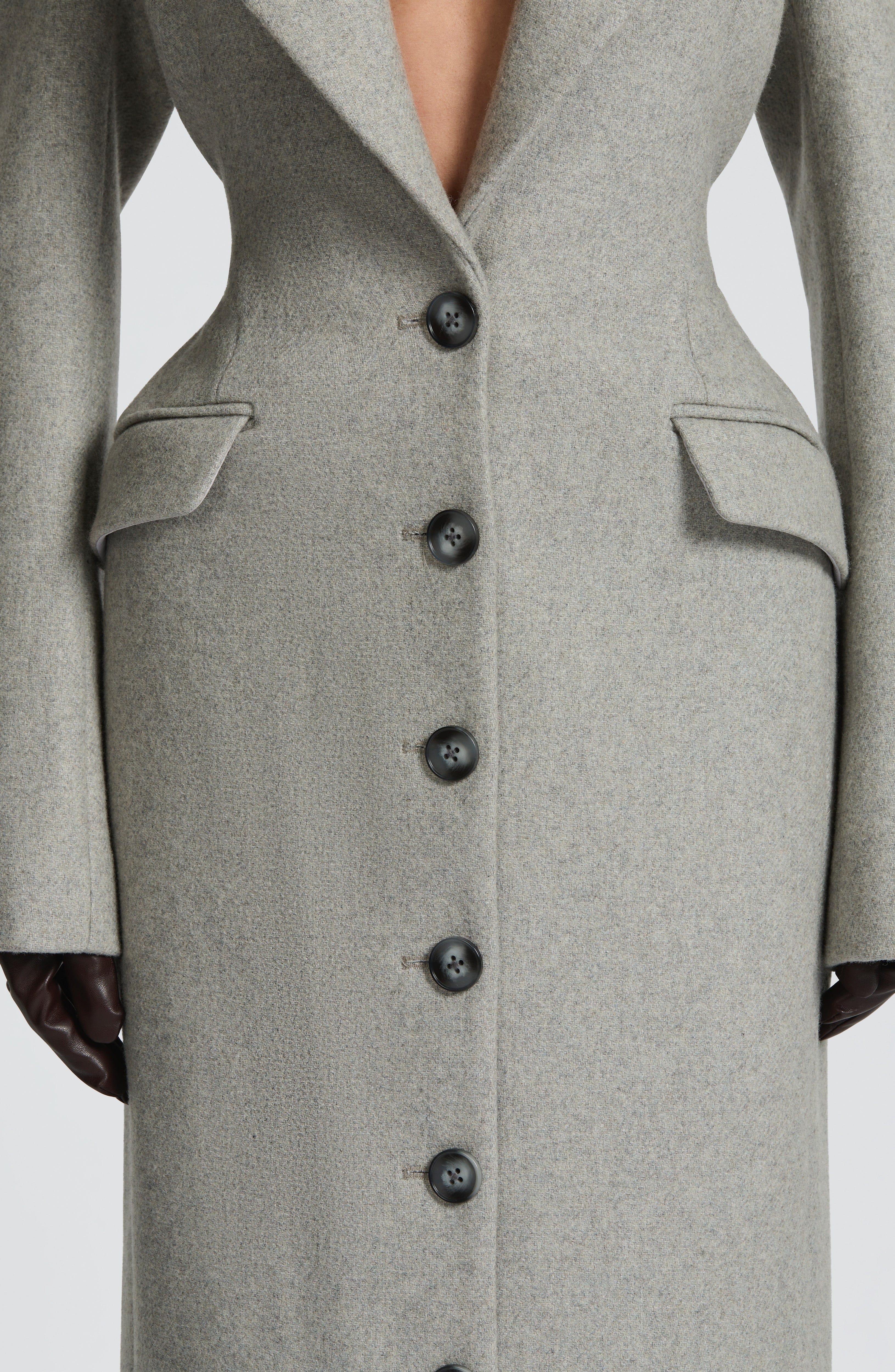 Ursula Coat - Light Grey | Shop Coats | Babyboo Fashion