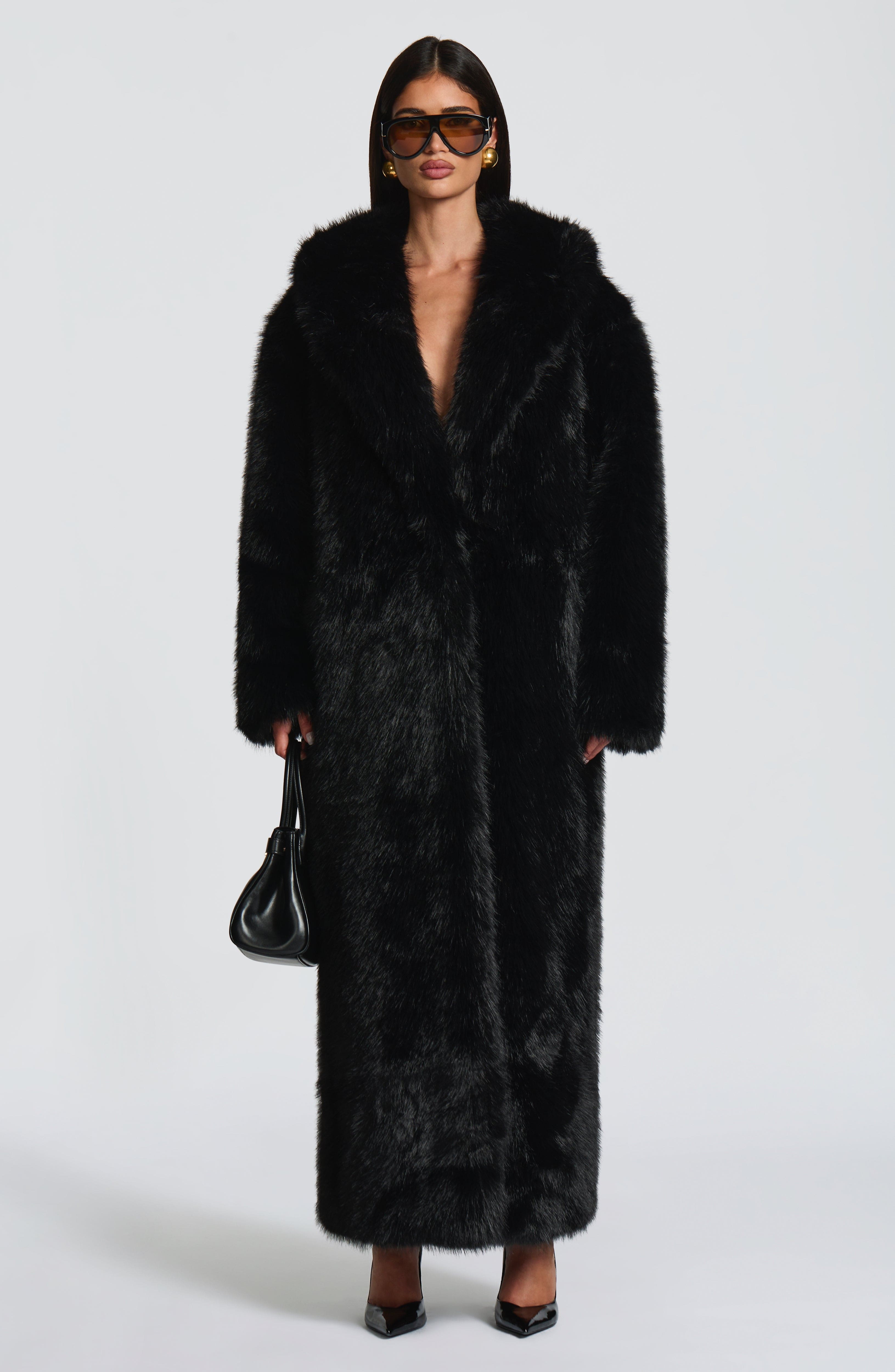 Buy the Willow Coat - Black | Stylish Black Coat by Babyboo Fashion