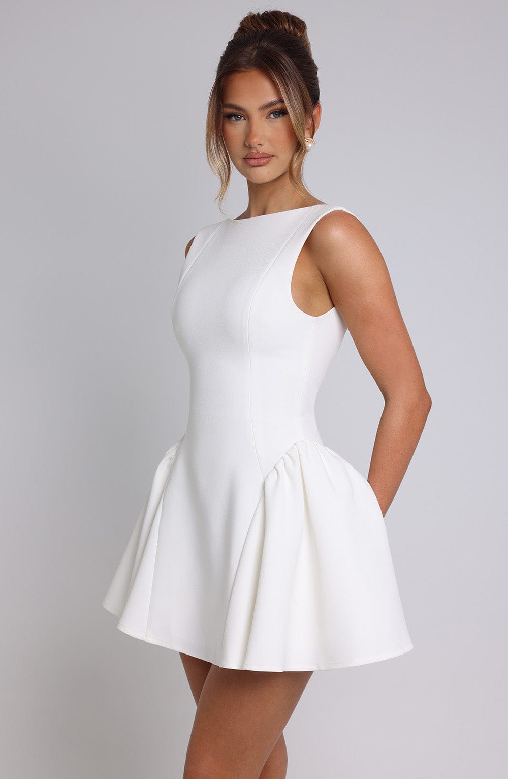 Yalina Mini Dress - Ivory – BABYBOO