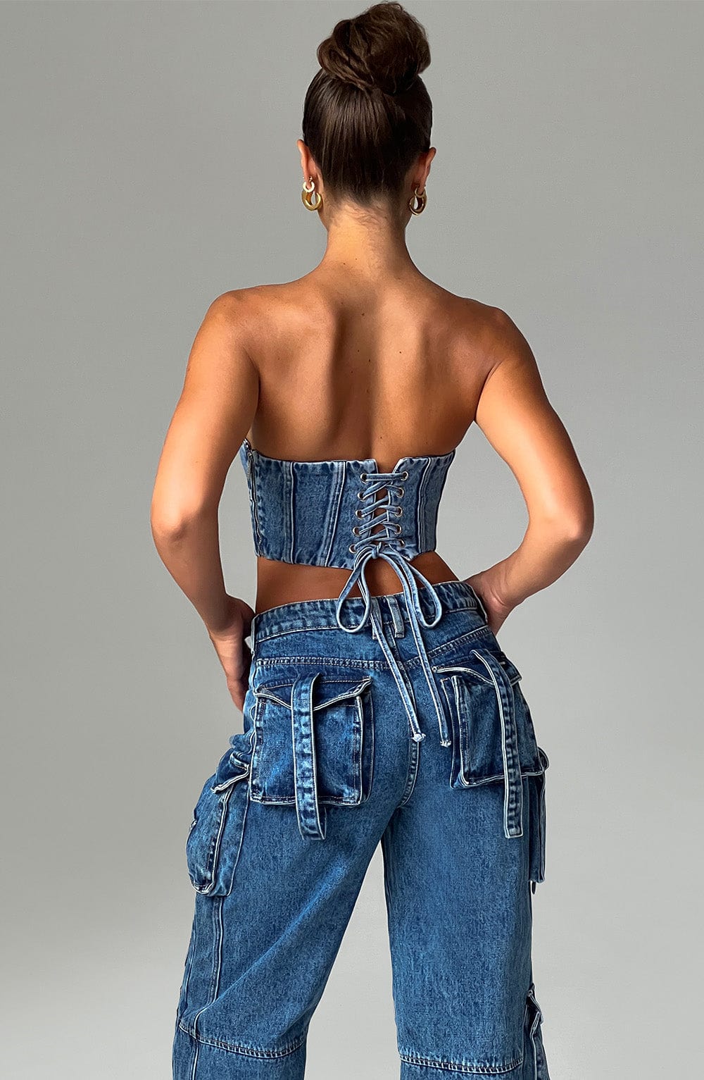 Yasie Corset - Dark Wash – Babyboo Fashion