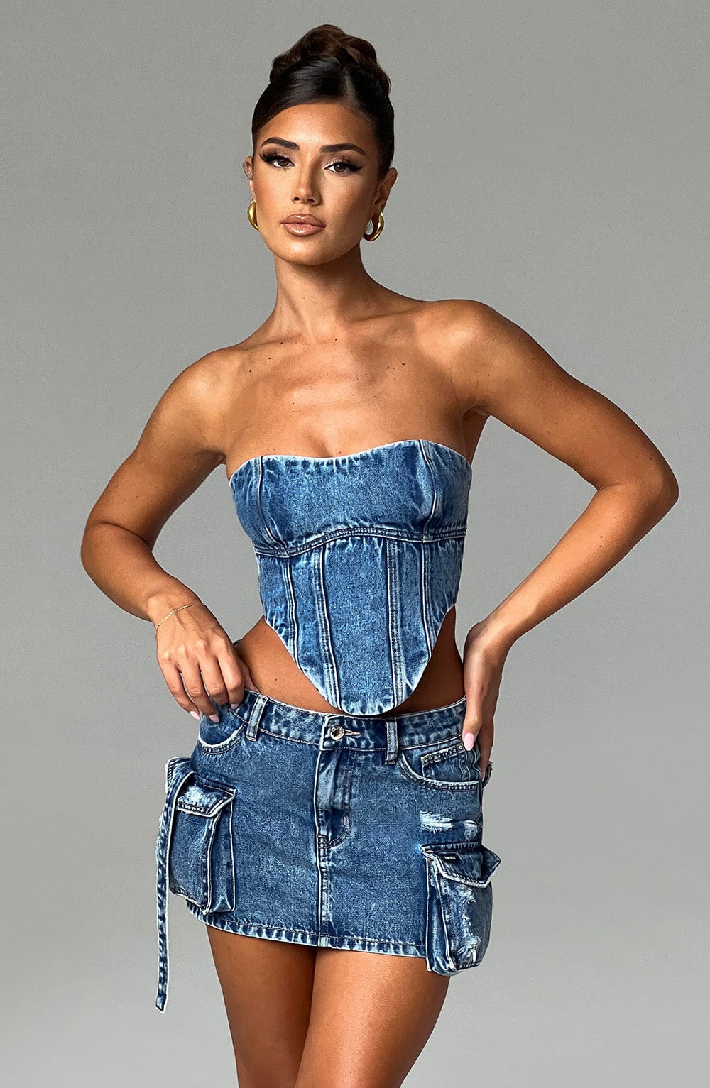 Yasie Corset - Dark Wash – Babyboo Fashion