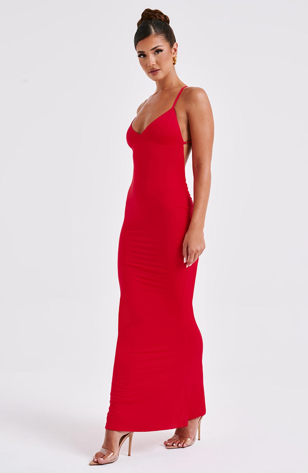 Zelda Maxi Dress - Red – BABYBOO